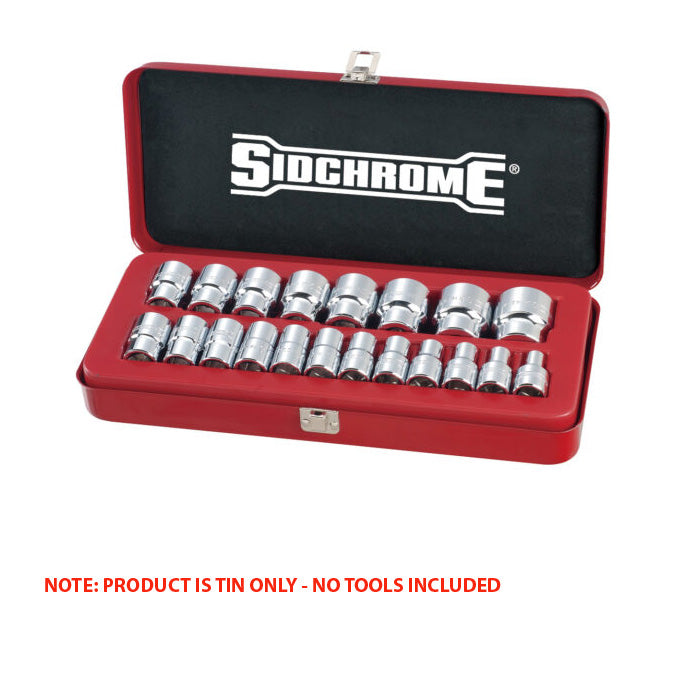 Sidchrome Socket Set Tin - 330mm Replacement Box Only For Sale Online ...