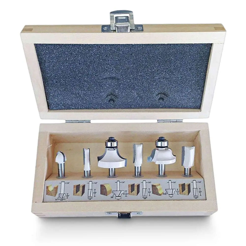 Makita 6Pce 1/4" Router Bit Set For Sale Online – Mektronics