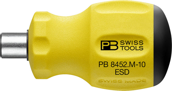 PB Swiss 8452 ESD SwissGrip (Electrostatic Discharge) Stubby Bit Holder with Magnet For Sale ...