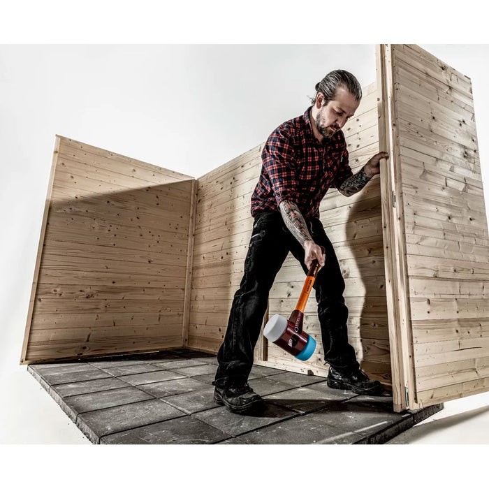 Halder SIMPLEX Soft-Face Mallet Cast Steel Housing Wood Handle TPE-Mid/TPE-Soft 1060g For Sale ...