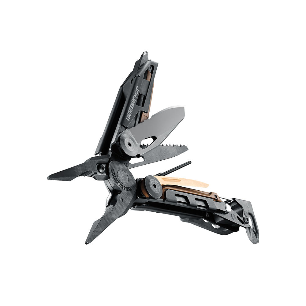 Leatherman 16 Tool MUT (Military Utility Tool) Heavy Duty Black Oxide ...