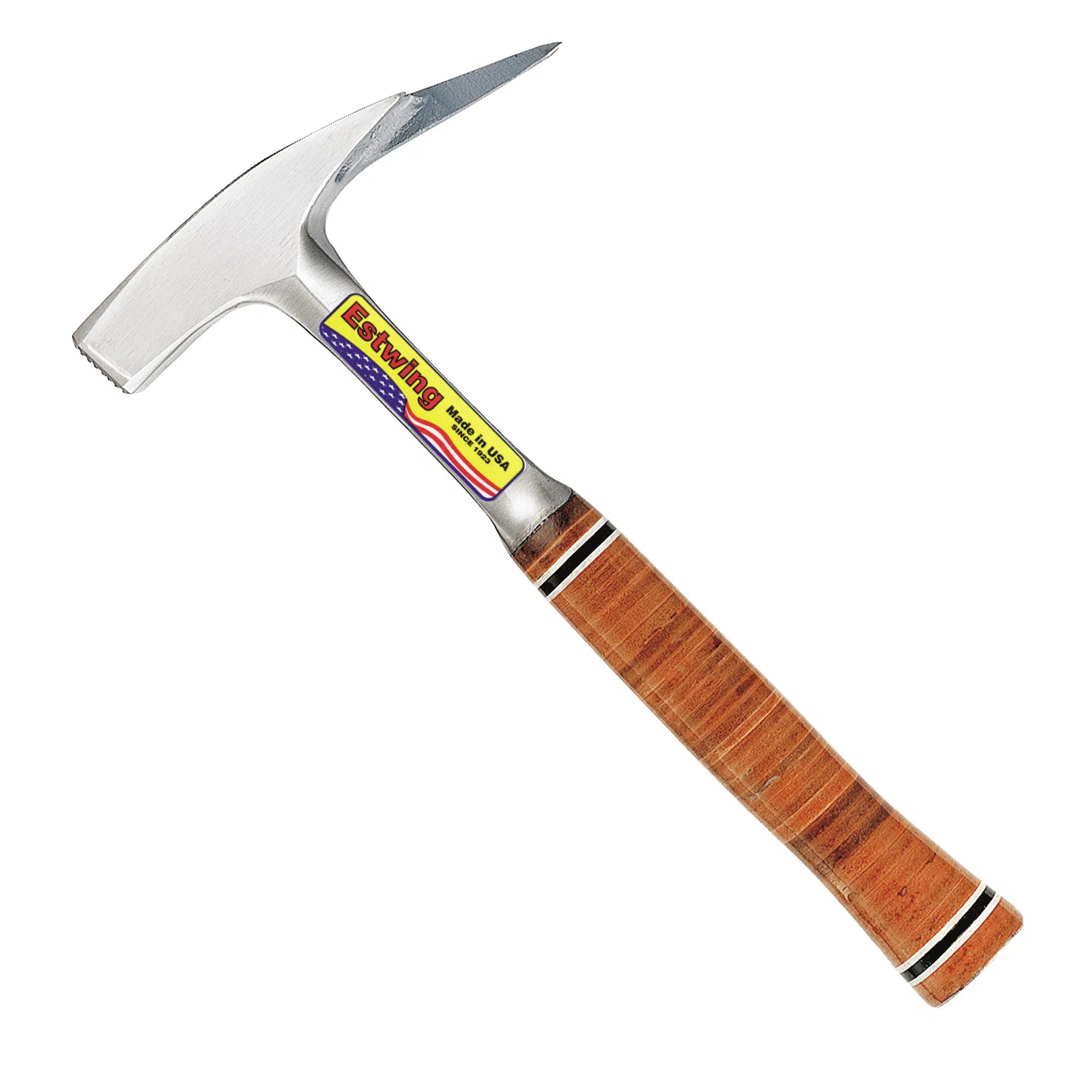 Estwing 21 oz German Pattern Latthammer with Leather Grip and Milled ...