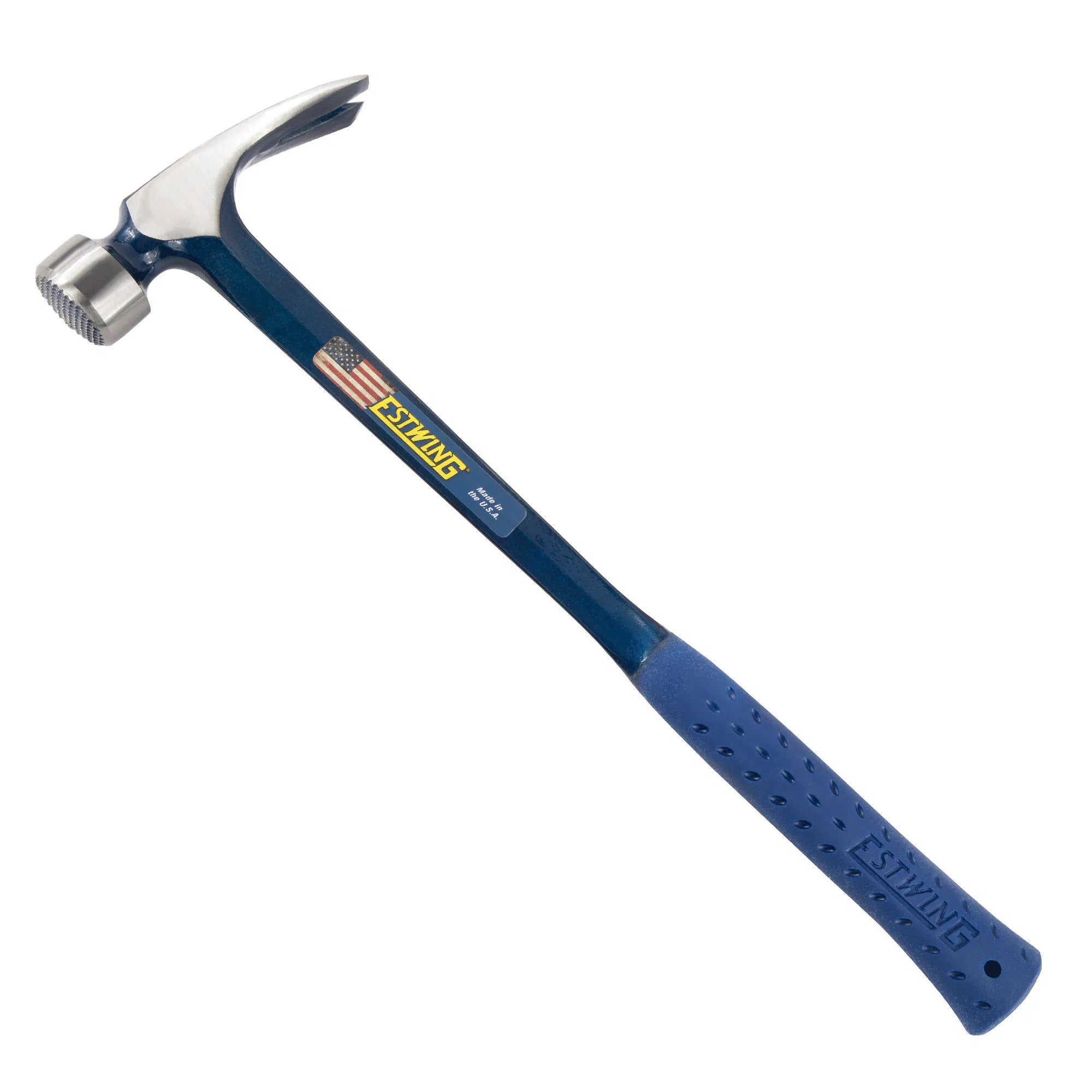 Estwing 25 Oz Big Blue Hammer W/ Larger Face Blue Grip For Sale Online ...