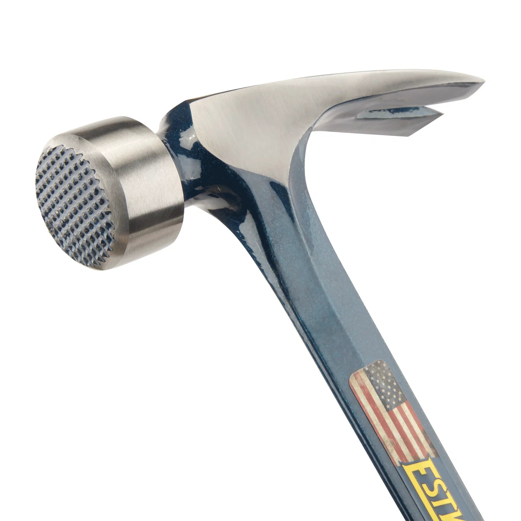 Estwing 25 Oz Big Blue Hammer W/ Larger Face Blue Grip For Sale Online ...