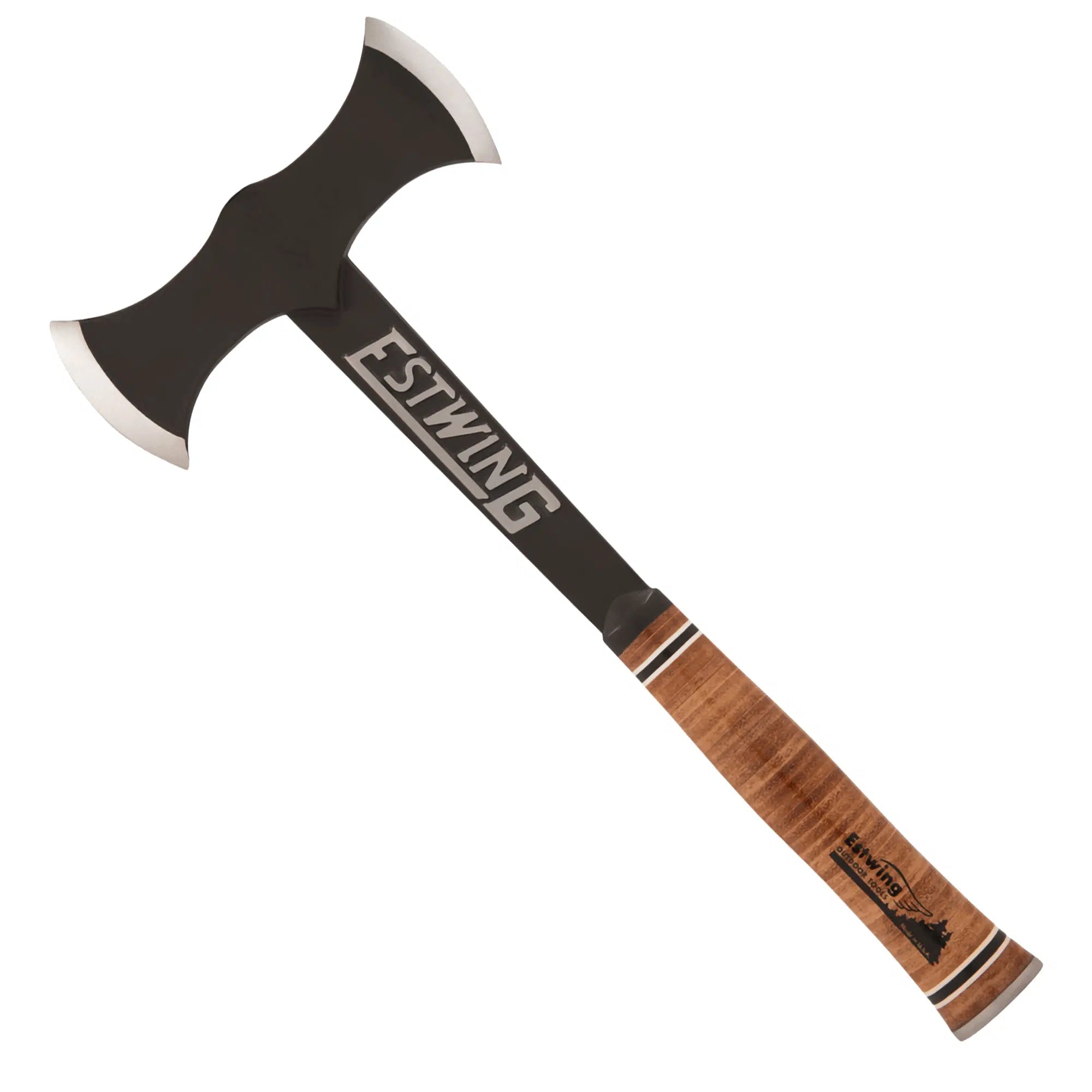 Estwing Black Eagle Double Bit Axe with Leather Grip For Sale Online ...