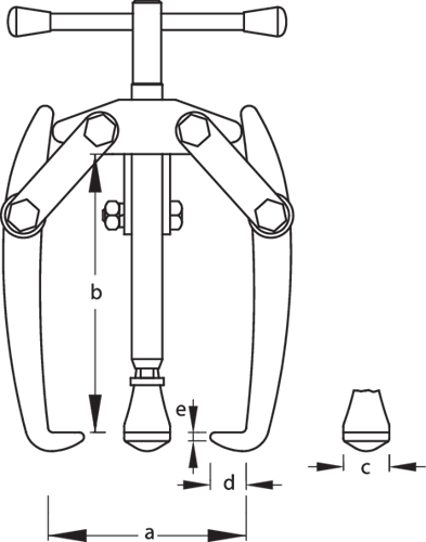 Gedore 8004570 Battery-Terminal Puller 3-Arm Pattern 60x60mm For Sale ...