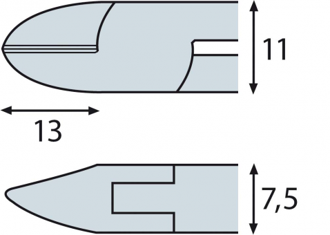 Elora Electronic Side Cutter ESD with bevel 4530-M E 2K For Sale Online – Mektronics