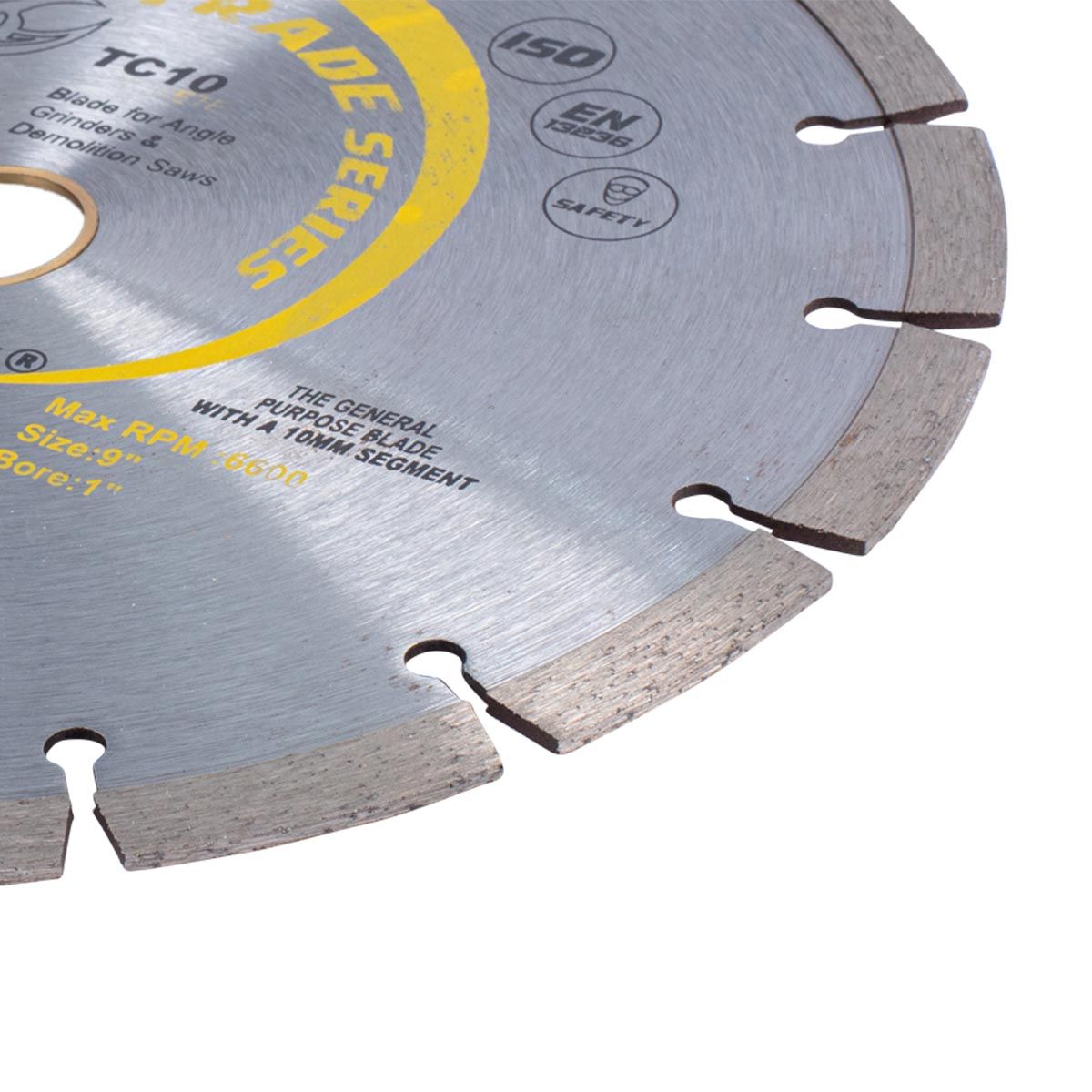 OX Trade 9" Premium Turbo Segmented Blade - General Purpose / Concrete ...