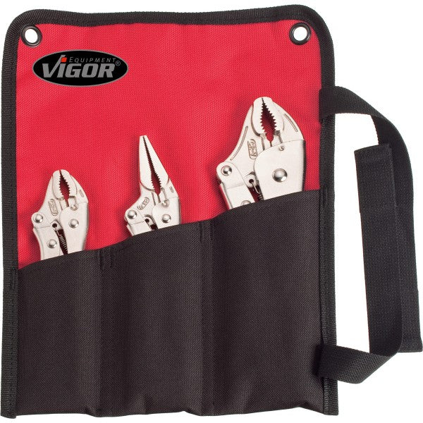 Vigor 3 Pce Grip Pliers Set V1808 For Sale Online – Mektronics