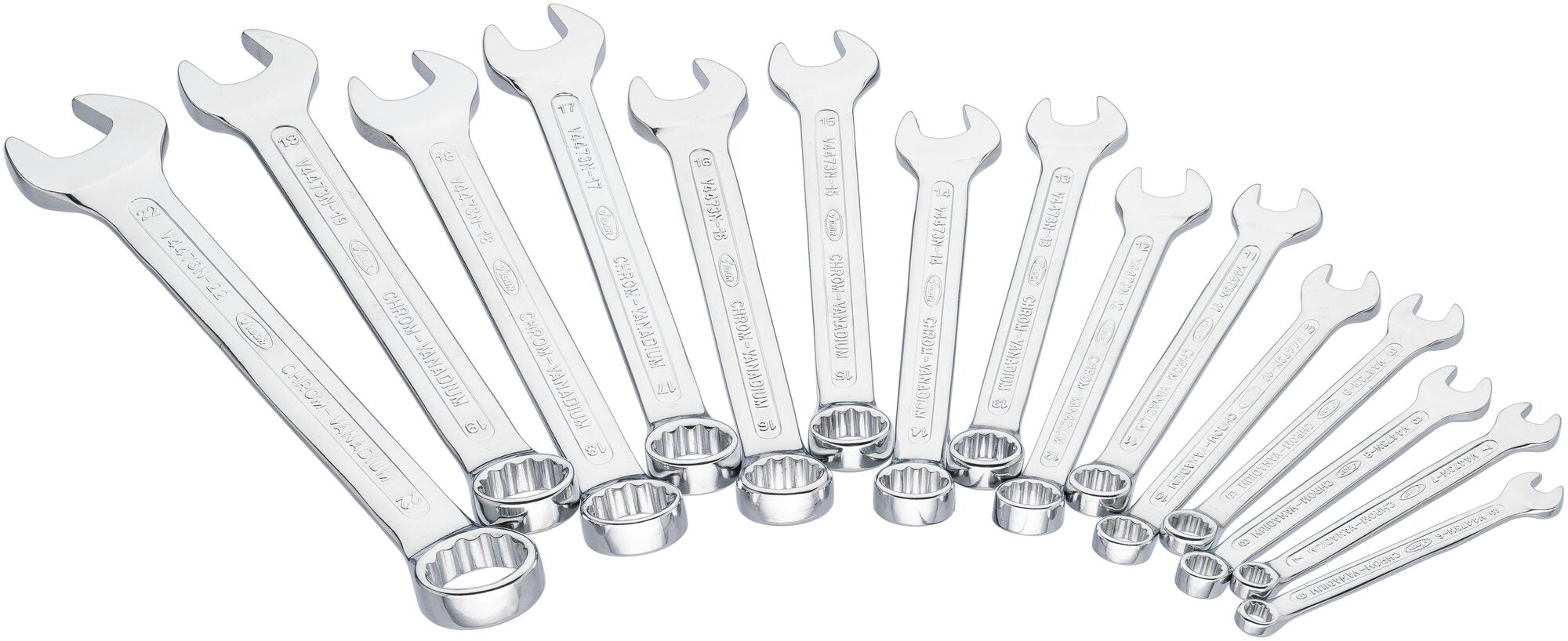 Vigor 15 Piece 12 Point Combination Spanner Set V4472N 6-22mm For Sale ...