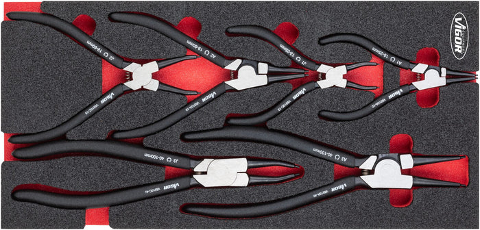 Vigor Pliers Set V4999N Modular Insert Tray For Sale Online – Mektronics