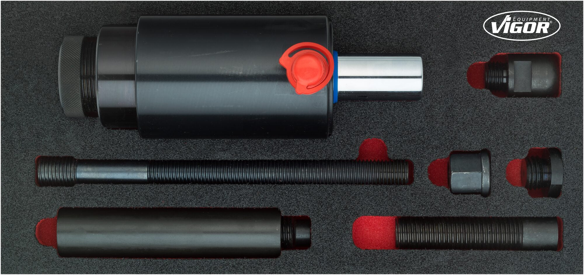 Vigor 10 Pce Tractive & Compressive Hydraulic Cylinder 18 Tonnes V5064 ...