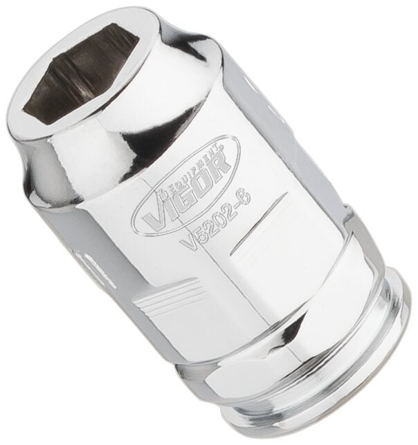 Vigor 1/4" Drive 6mm 6 Point Socket Super Flat V5202-6 For Sale Online – Mektronics