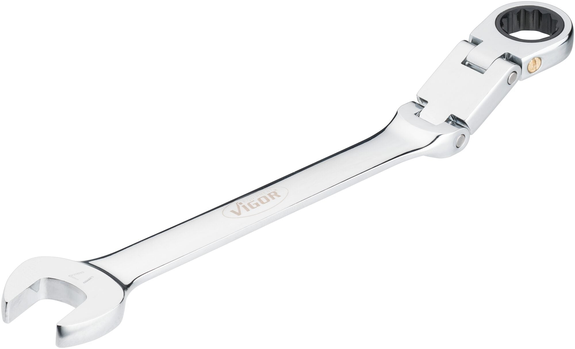 Vigor 17mm 12 Point Double Joint Ratcheting Combination Wrench V6752-17 ...