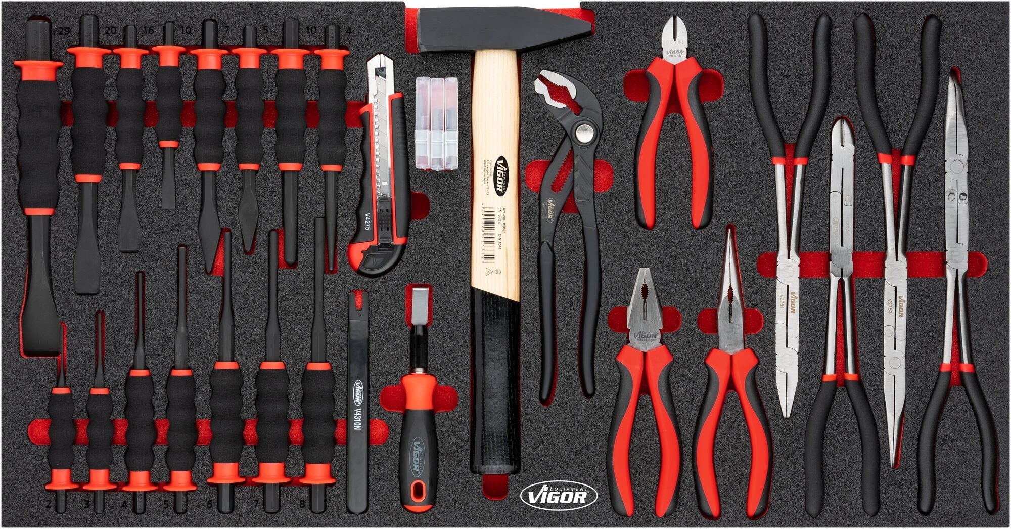 Vigor Pliers Scraper Set for Series XL V7015N Modular Insert Tray For ...