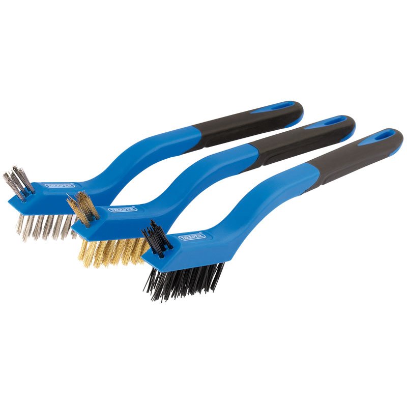 Draper Tools Mini Brush Set (3 Piece) For Sale Online – Mektronics