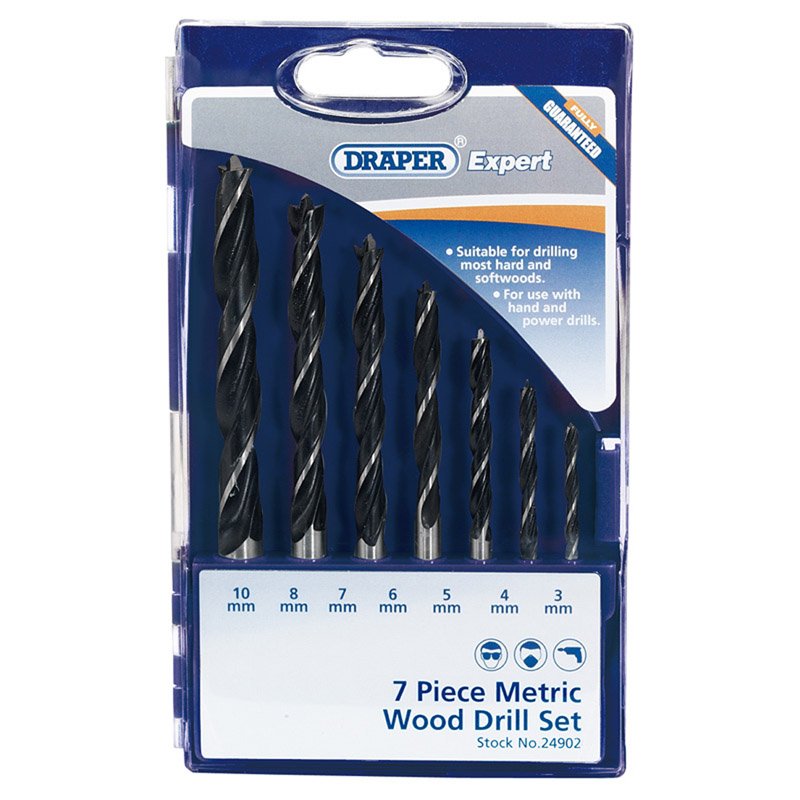 Draper Tools Metric Wood Drill Set (7 Piece) For Sale Online – Mektronics