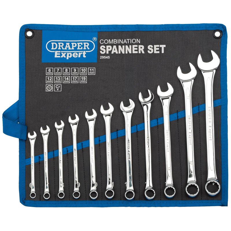 Draper Tools Metric Combination Spanner Set (11 Piece) For Sale Online ...