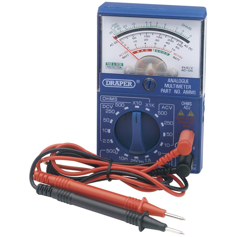 Draper Tools Pocket Analogue Multimeter For Sale Online – Mektronics