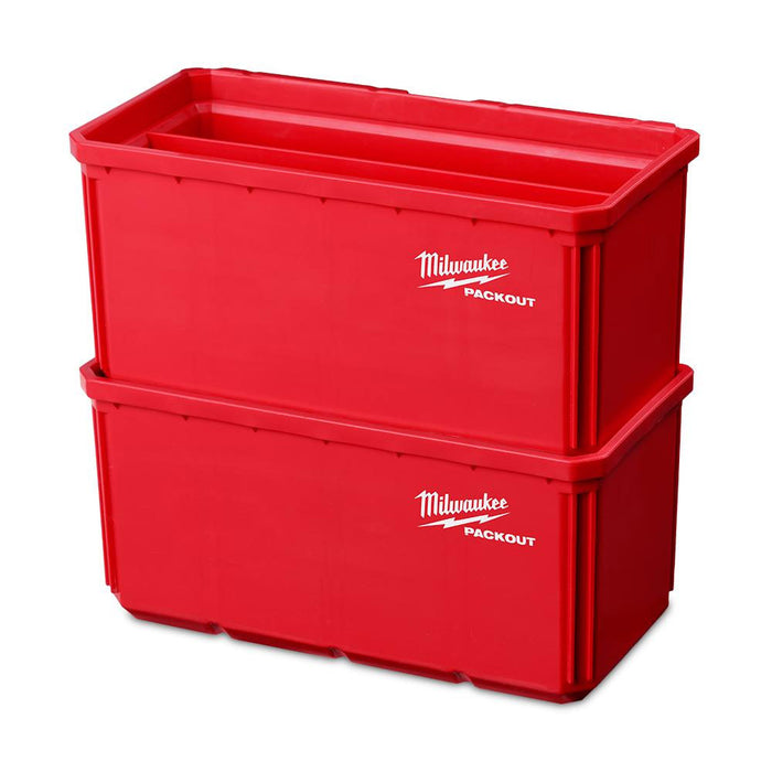 Milwaukee PACKOUT™ Large Bin Set 2pc For Sale Online – Mektronics