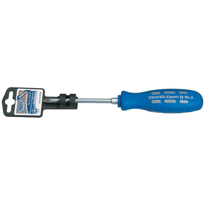 Draper Tools Cross Slot Mechanics Screwdriver (No 2 x 100mm) For Sale ...
