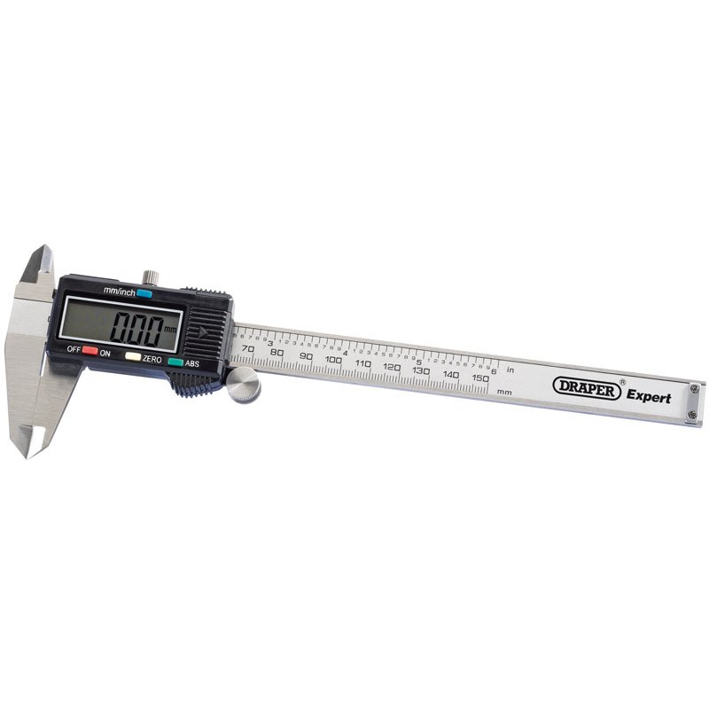 Draper Tools 0-150mm/0-6 Digital Vernier Caliper For Sale Online ...