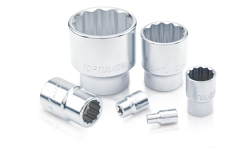 Toptul 3/4" Drive 12 Point CR-V Sockets - Metric For Sale Online ...
