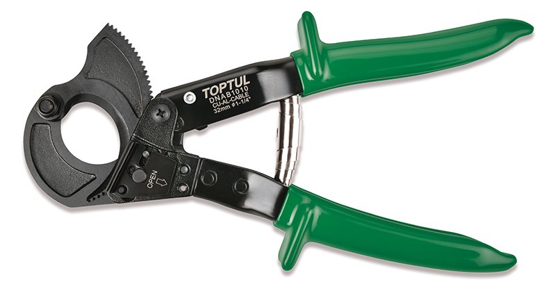 Toptul 250mm(10") Ratcheting Cable Cutter For Sale Online – Mektronics