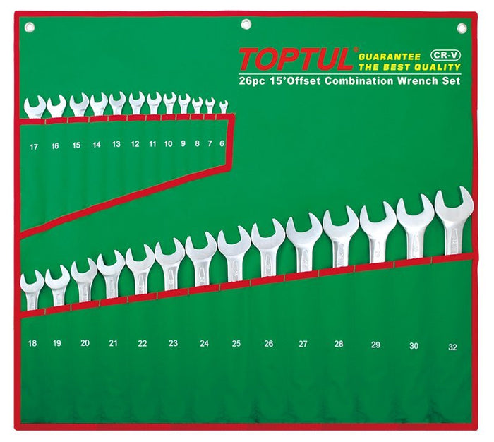 Toptul 26 Pce Standard Metric Combination Spanner Set For Sale Online ...