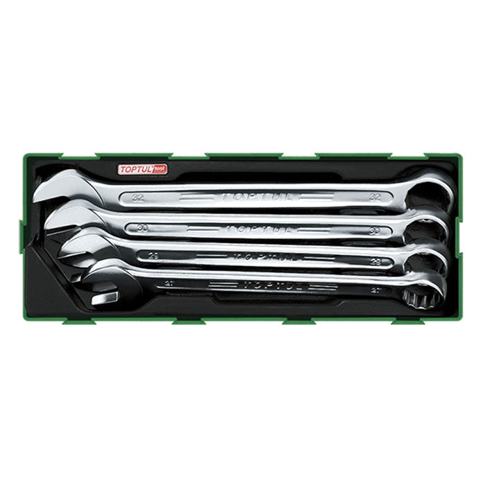 Toptul 4 Pce 15° Offset Super-Torque Combination Spanner Set - Metric ...