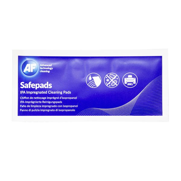 AF Safepads IPA Impregnated Cleaning Pads, 100 Pack For Sale Online ...
