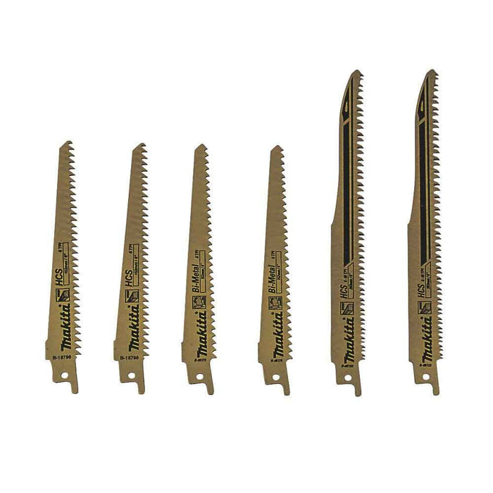 Makita 6 Pce Recipro Blade Set with Storage Tube For Sale Online ...