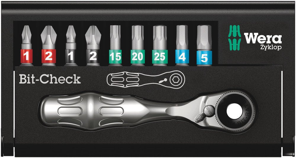 Wera Bit-Check 10 Mini Bitorsion Set 10 Pce 057418 For Sale Online ...