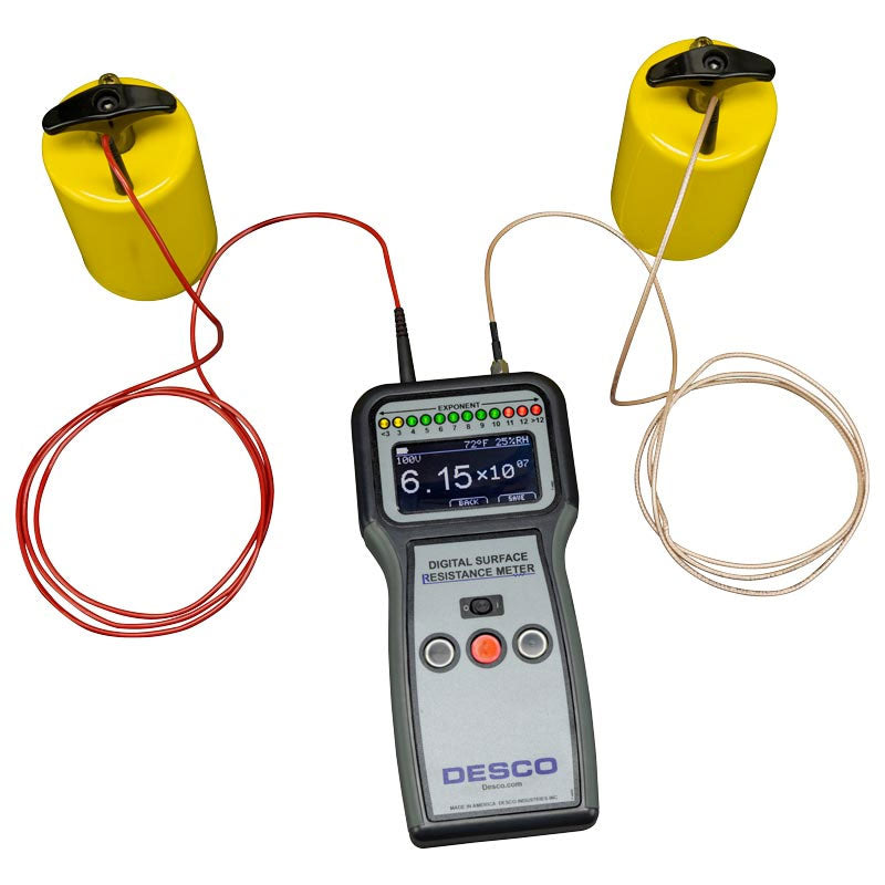Desco Digital Surface Resistance Meter Kit For Sale Online – Mektronics