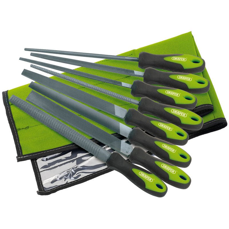 Draper Tools Engineers File & Rasp Set Soft Grip, 8 Pce For Sale Online ...