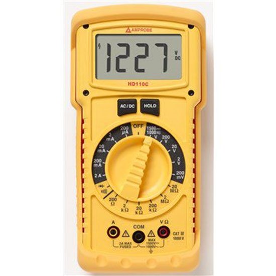 Amprobe HD110C IP67 Heavy Duty Multimeter For Sale Online – Mektronics