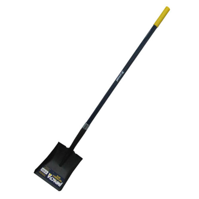 Impact-A 1.2m Long 6mm Thick Square Head Shovel Fibreglass Handle For ...