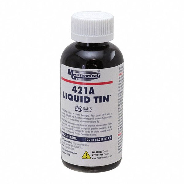 MG Chemicals Liquid Tin 125ml 421A-125ML For Sale Online – Mektronics