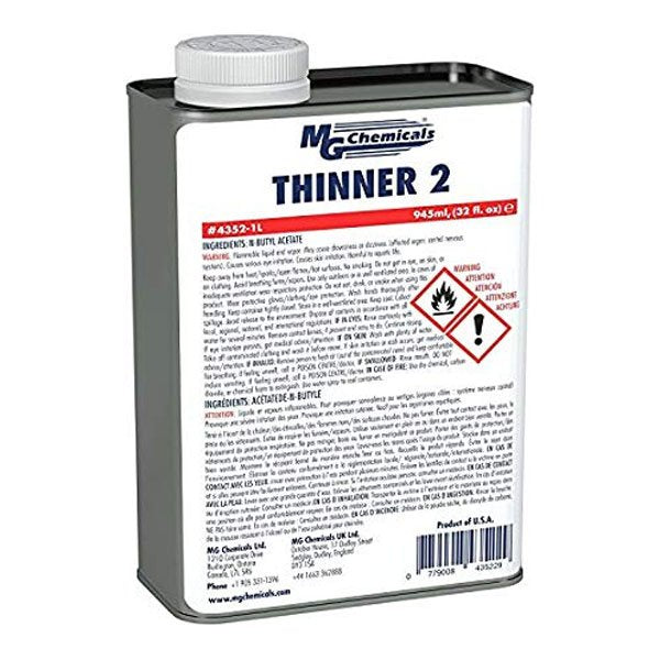 MG Chemicals Thinner 2 945ml For Sale Online – Mektronics