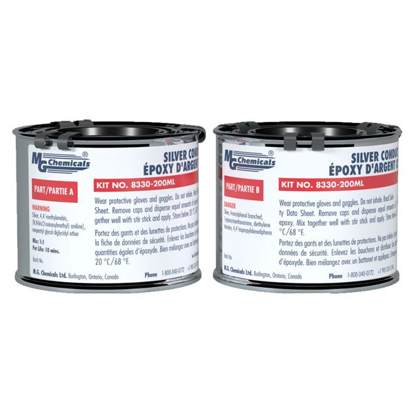 MG Chemicals Silver Conductive Epoxy Adhesive, Moderate Cure/Extreme ...