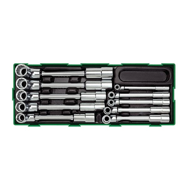 Toptul 10pc Angled Socket Wrench Set - Metric (Modular Insert Tray ...