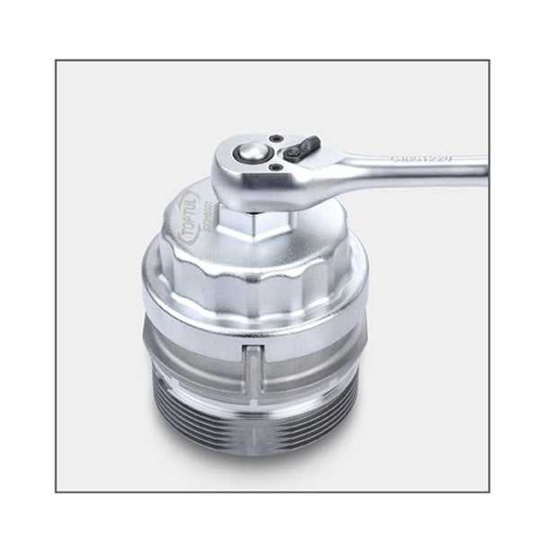 Toptul Cup Type Oil Filter Wrench 64.5mm 14 Flutes JDDH6501 For Sale Online Mektronics