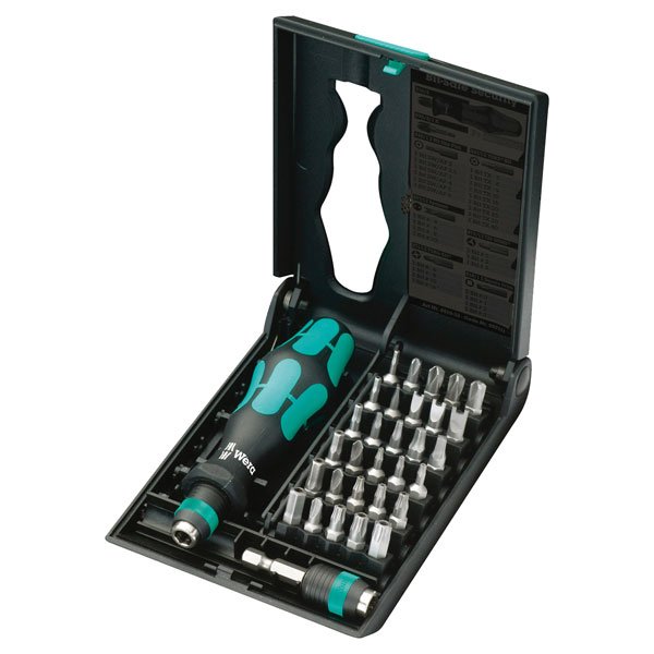 Wera 32 Piece Kraftform Interchangeable Driver & Bit Set 057111 For ...